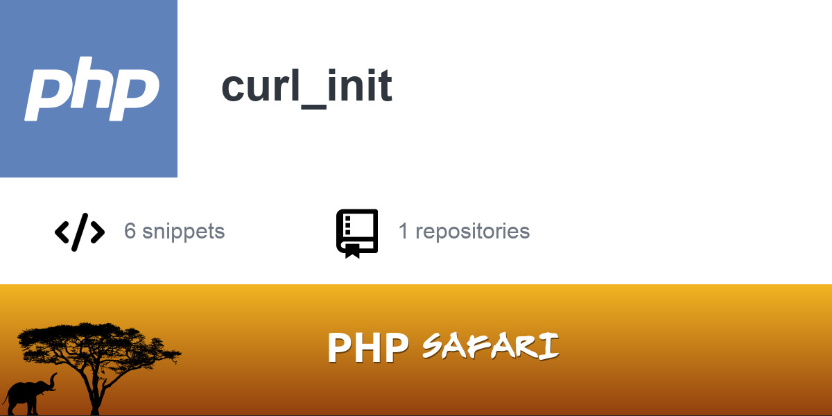 PHP function - curl_init | PHP Safari